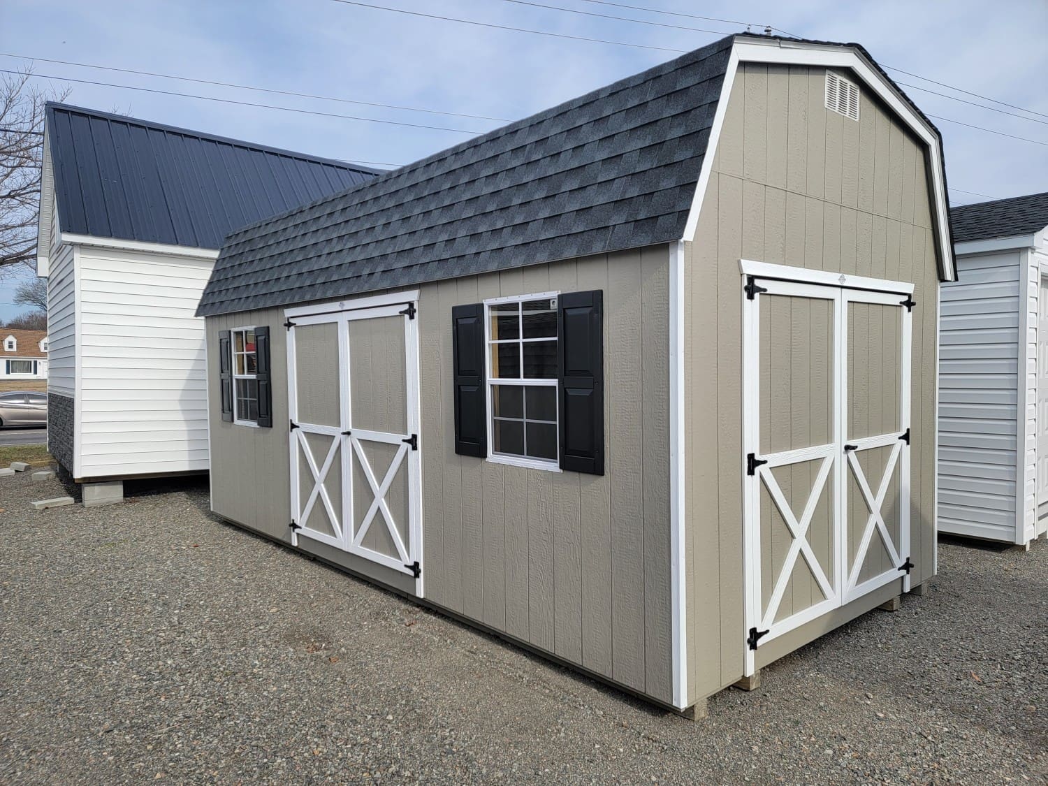 10 x 20 x 7 Tall Wood Barn - Valley Structures