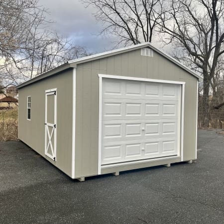 24x28 Double Wide Garage H2855 - Valley Structures