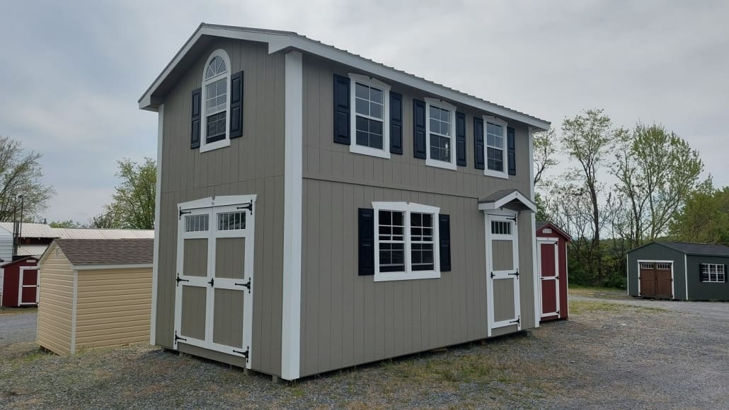 12x20 Full Two Story Cottage Valley Structures