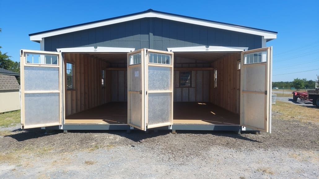 Double Wide Sheds & Garages For Sale | Valley Structures