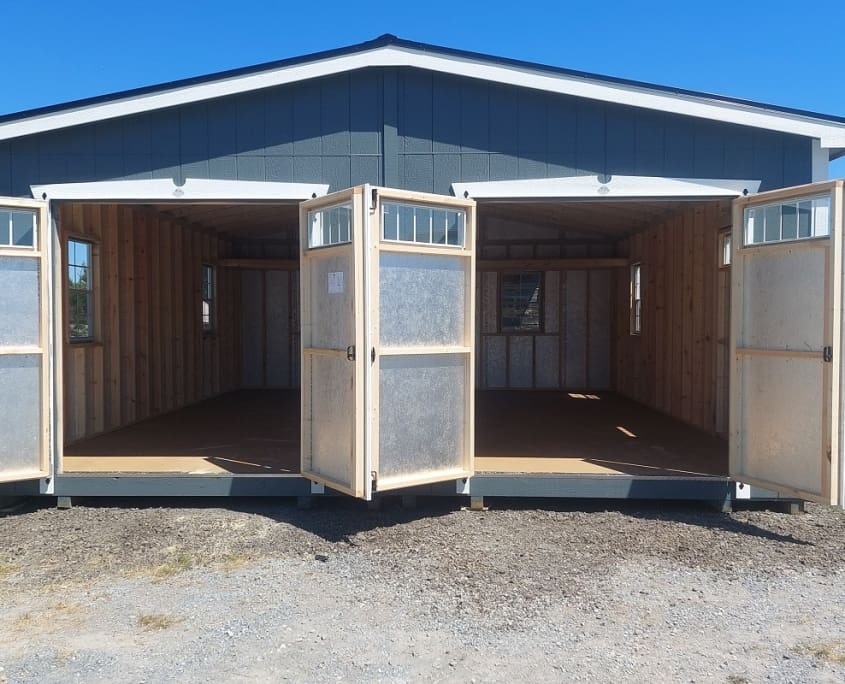 Double Wide Sheds & Garages For Sale | Valley Structures