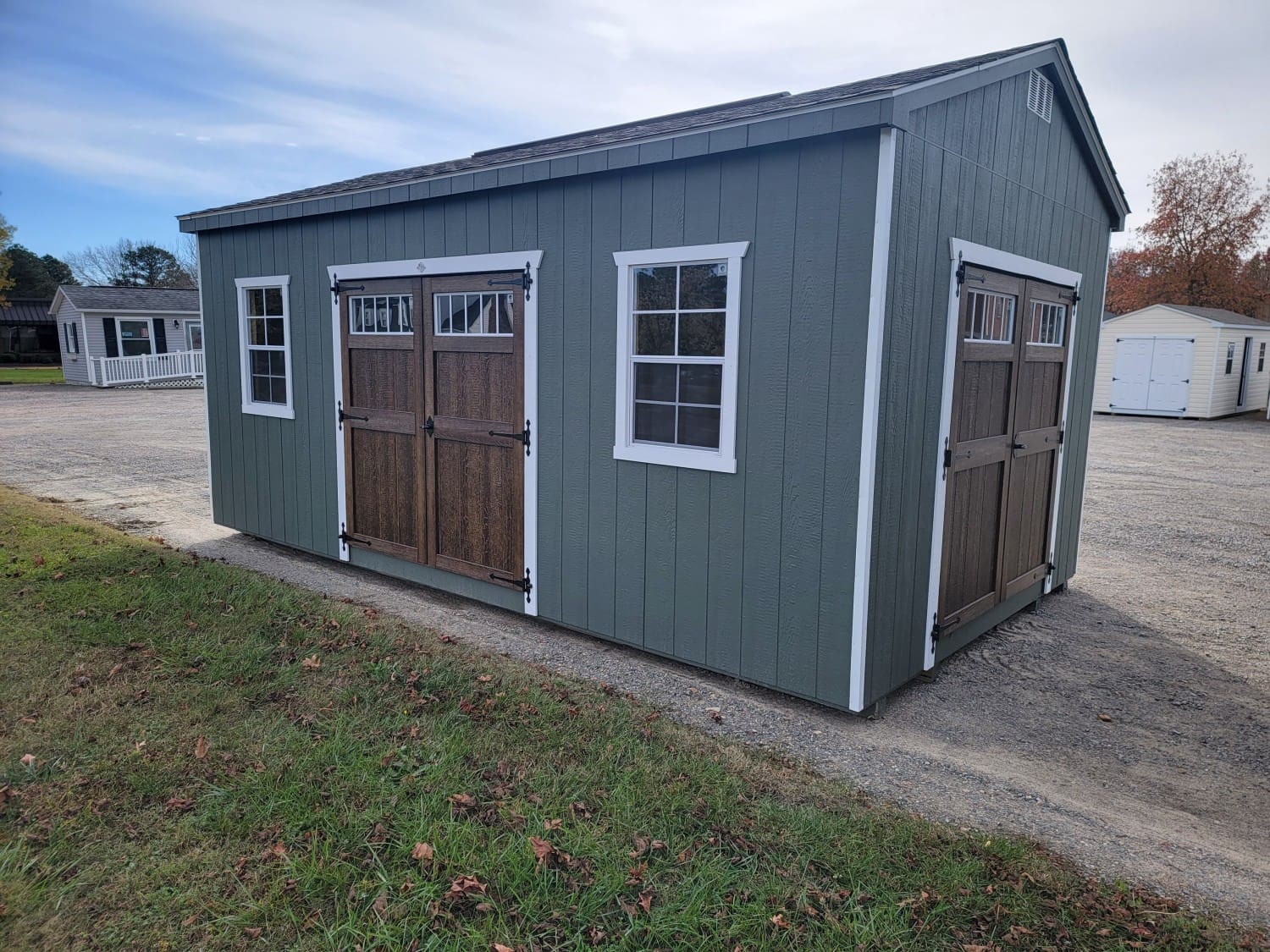 Tall Wooden 12 x 20 x 8 Cottage, Price $ 7623.00