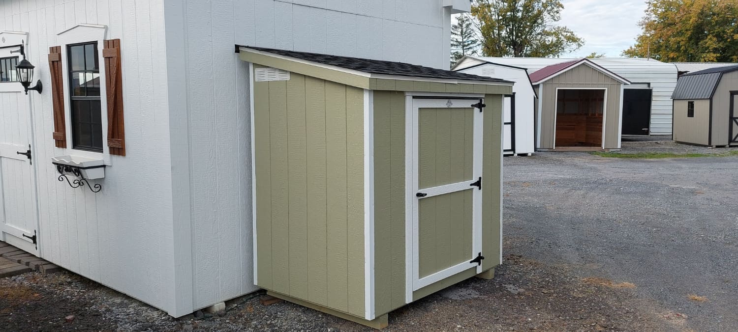 Condo Storage Shed with vents - Valley Structures